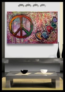 Peace - Mixed Media, in Abstract Paintings