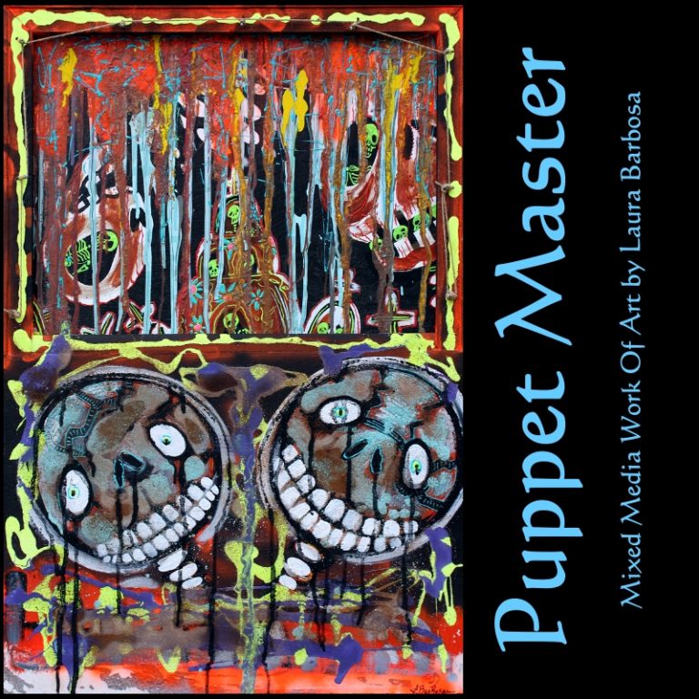 Puppet Master - Mixed Media, in Abstract Paintings