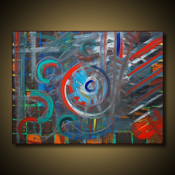 War Hero - Acrylics on Canvas, in Abstract Paintings