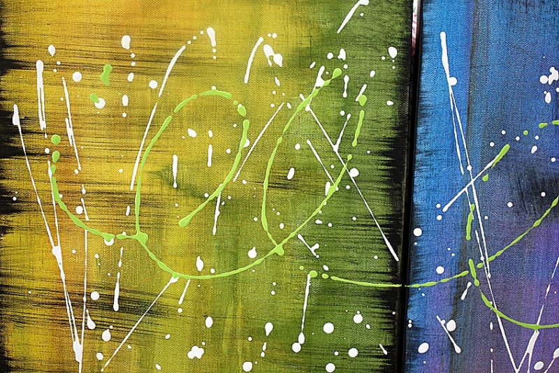 Be Cool - Acrylics On Canvas, in Diptychs & Triptychs